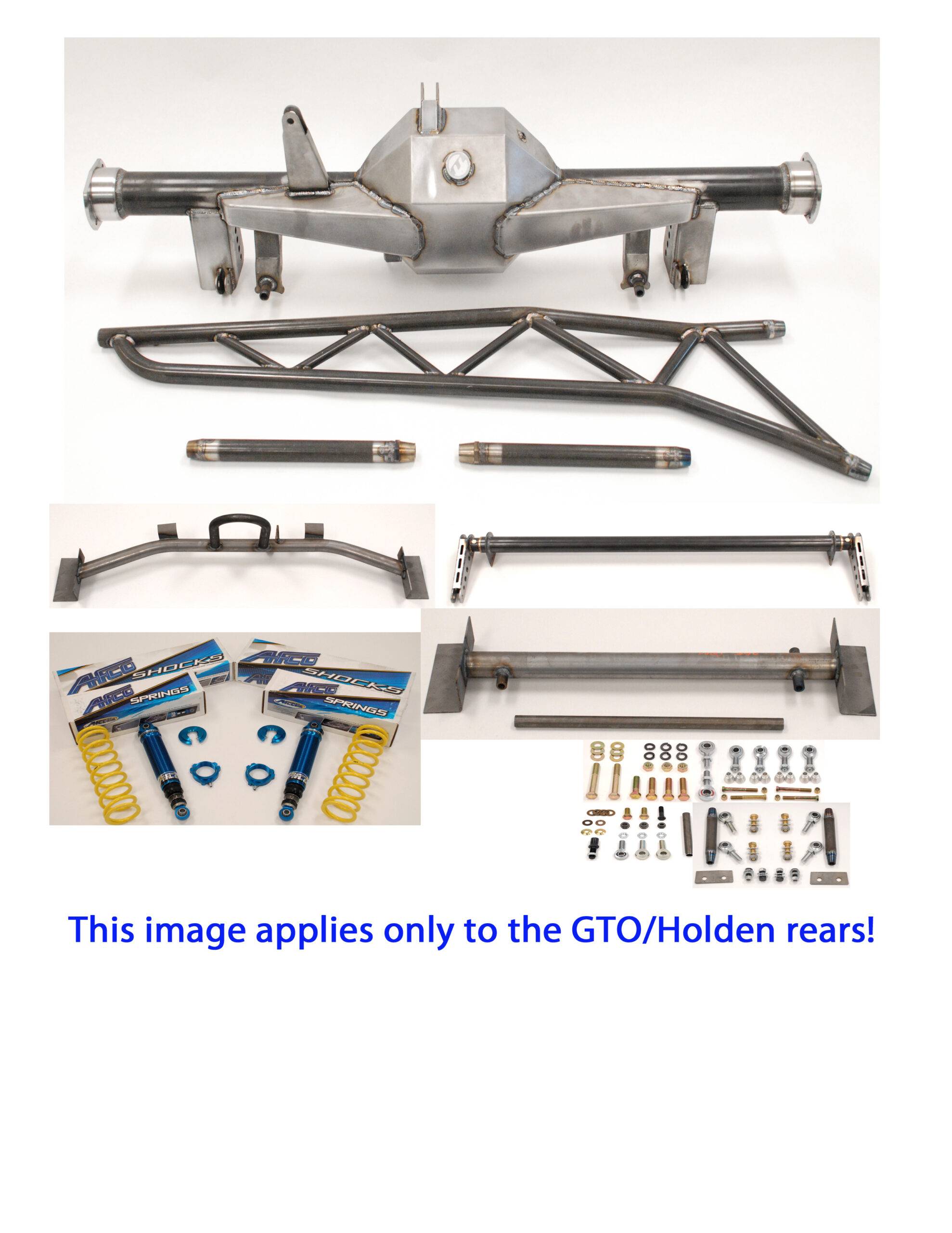 M9 Fabricated 9" Housing & Axle Package for 2004-06 GTO & Holden ...
