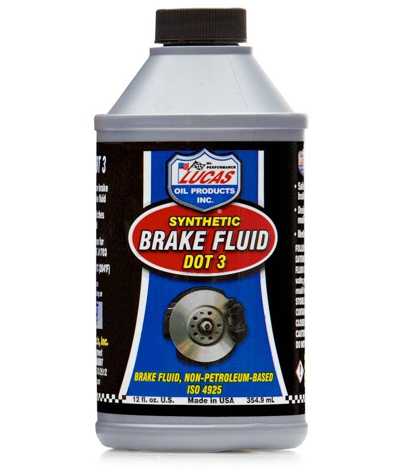 LUC-10825 LUCAS OIL SYNTHETIC BRAKE FLUID DOT 3 - Moser Engineering