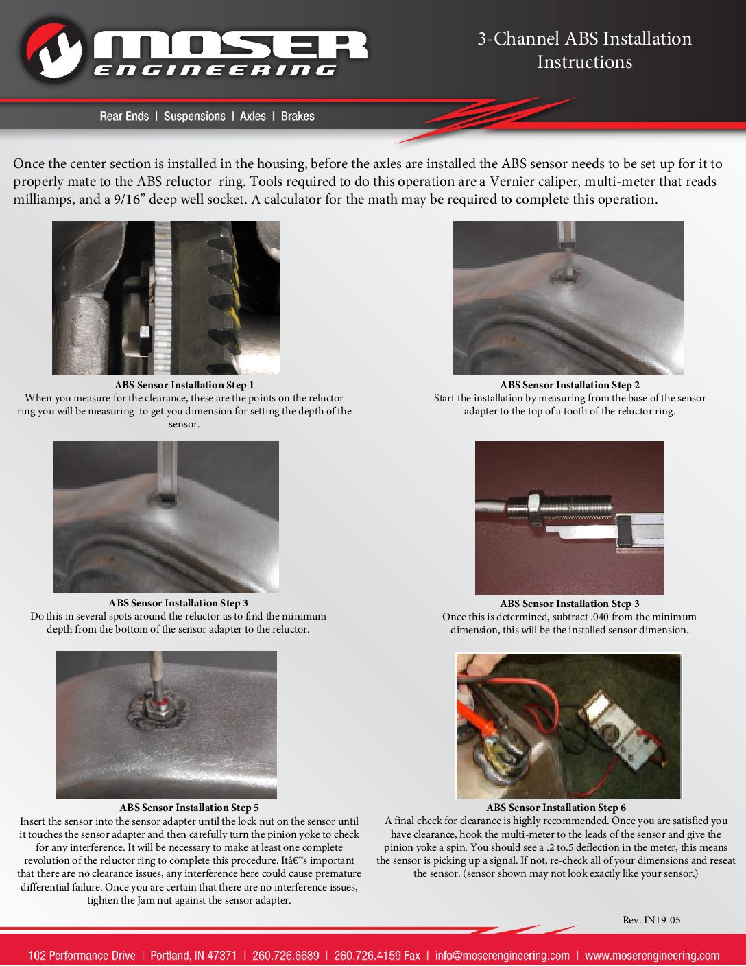 Order Forms & Instructions - Moser Engineering