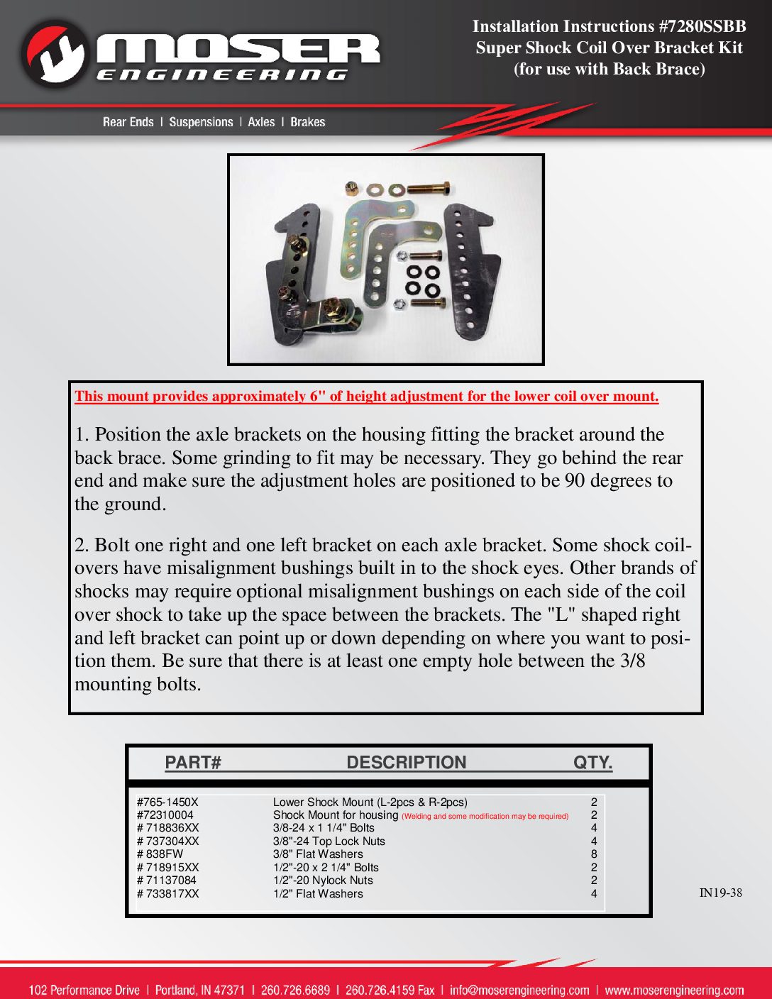 Order Forms & Instructions - Moser Engineering