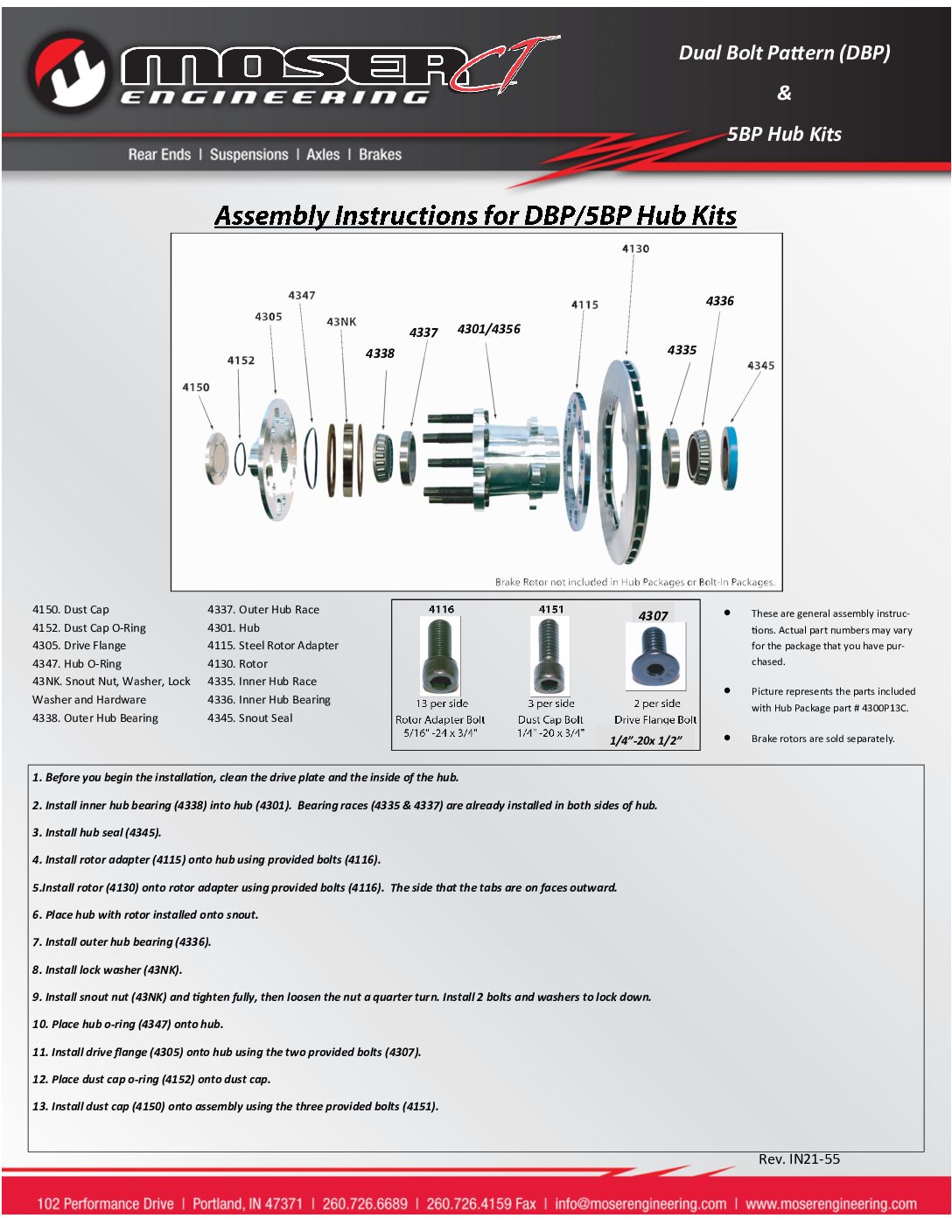 Order Forms & Instructions - Moser Engineering
