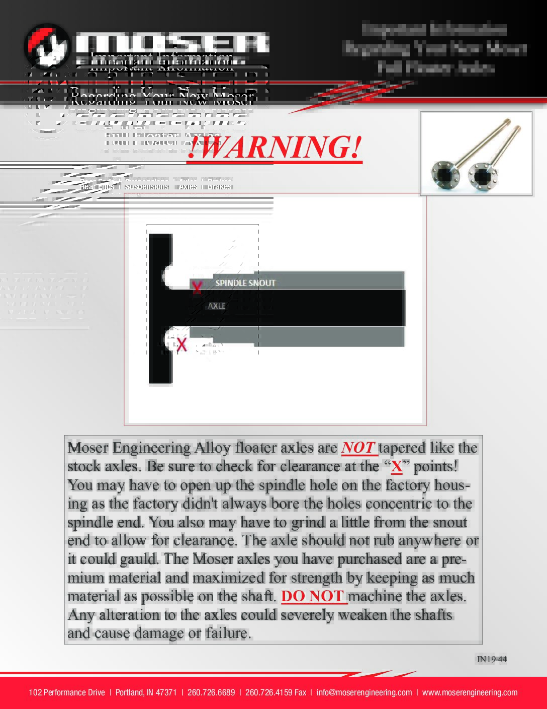 Order Forms & Instructions - Moser Engineering