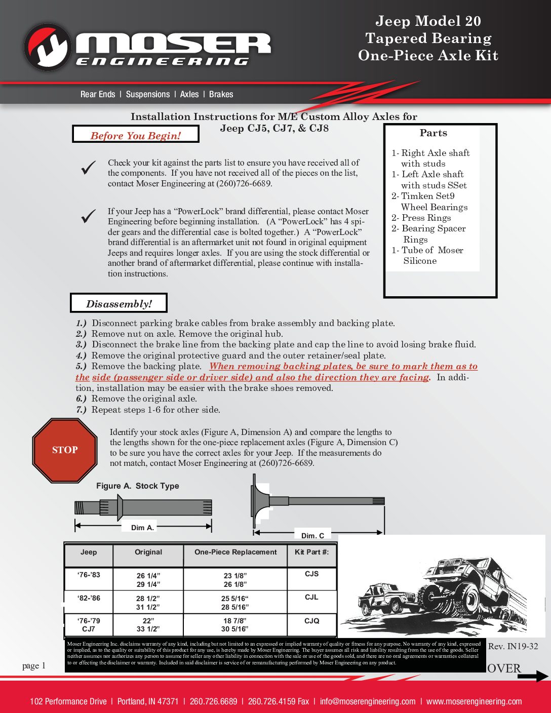 Order Forms & Instructions - Moser Engineering