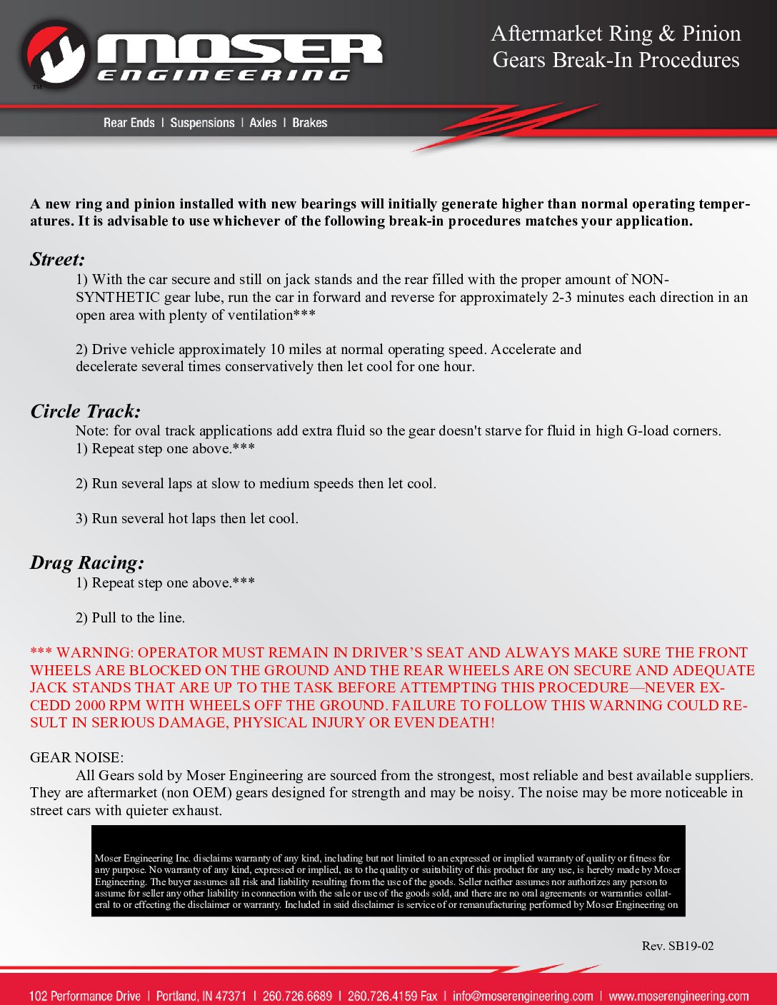 Order Forms & Instructions - Moser Engineering