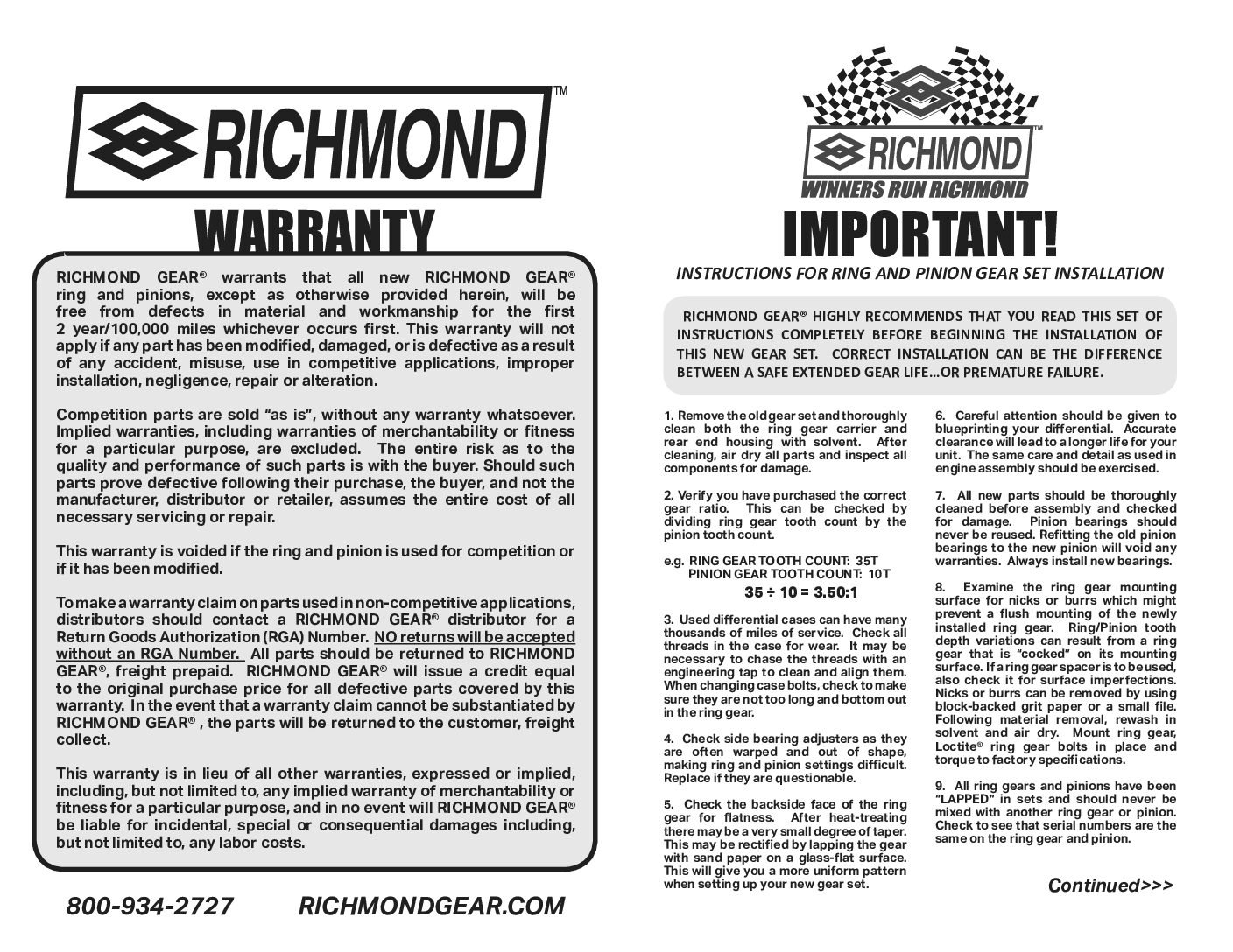 Order Forms & Instructions - Moser Engineering
