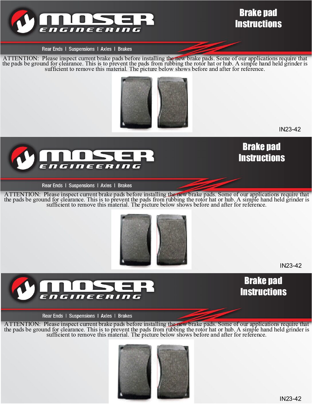 Order Forms & Instructions - Moser Engineering
