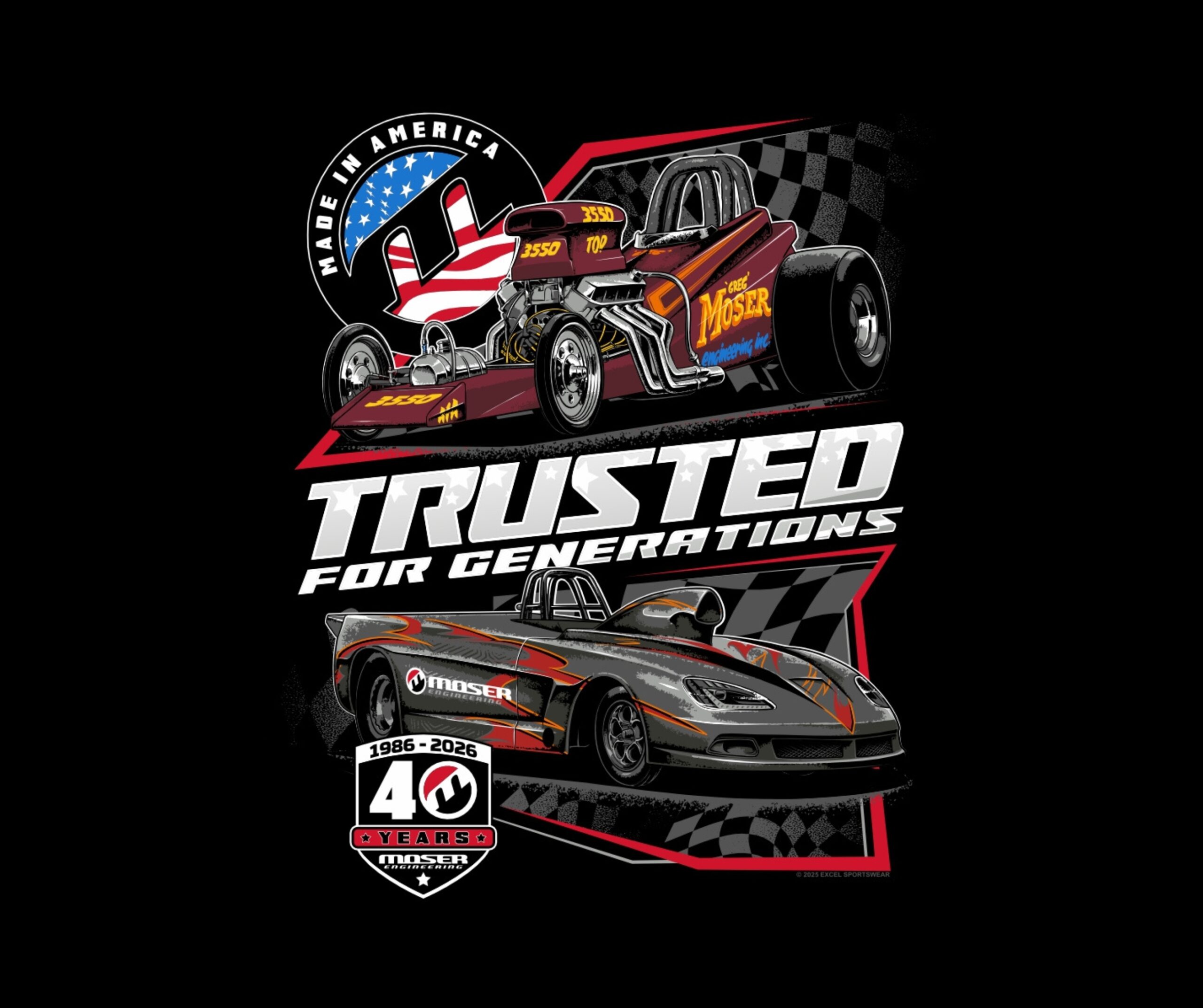 Shirt 26 - Black - Moser Engineering 2020